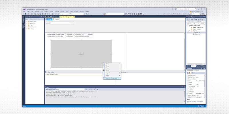 SSRS Sub Reports and deployment process