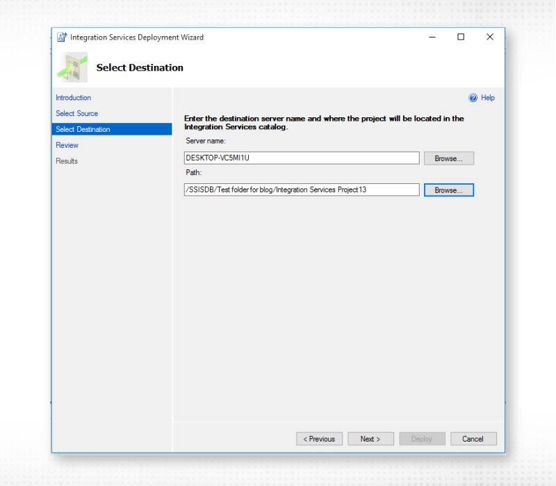 SSIS Package - SSIS DB, Security and Upgrades