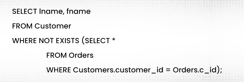 How To Use The Sql Not Exists And Exists Operator